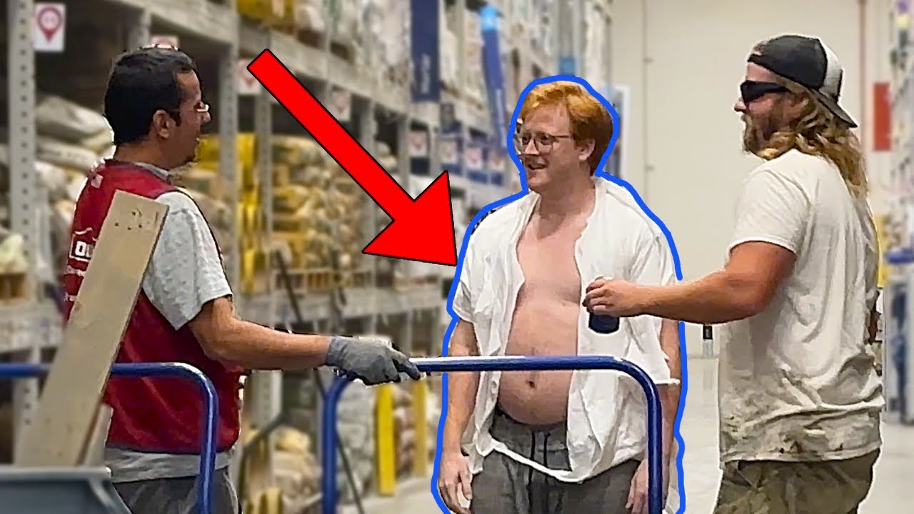 Ripping Off my Shirt in Public w/ @InfraBren - YouTube