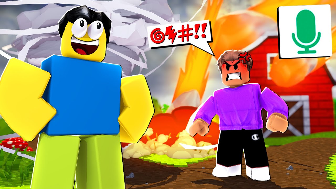 The strange People of Roblox Survive the Natural Disasters (VC) - YouTube