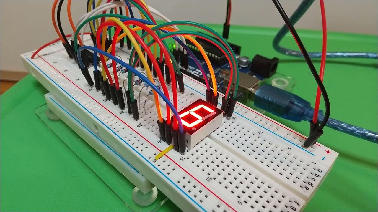(Arduino) ELEGOO The Most Complete Starter Kit - Lesson 27「74HC595 And Segment Display」 - YouTube