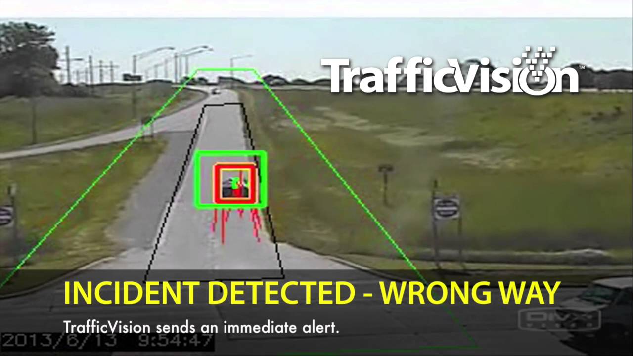 TrafficVision Wrong Way Vehicle Detection - YouTube