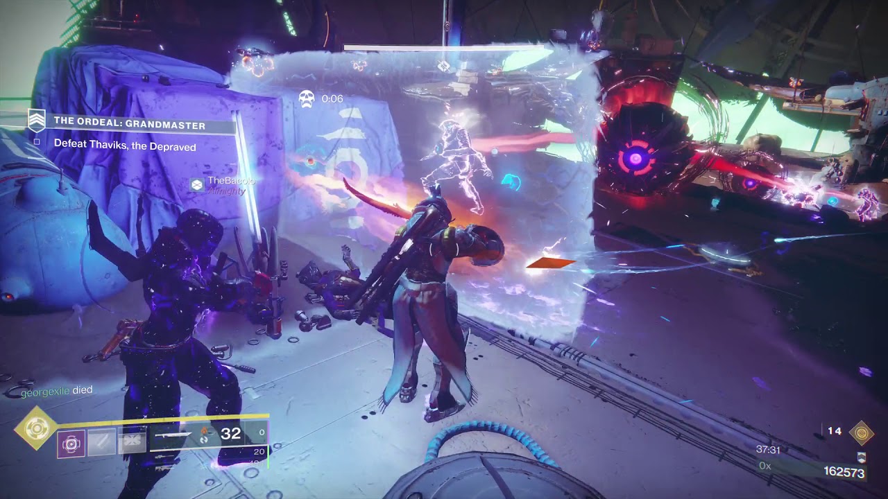 Destiny 2 Exodus Crash Grandmaster Boss Fight - YouTube
