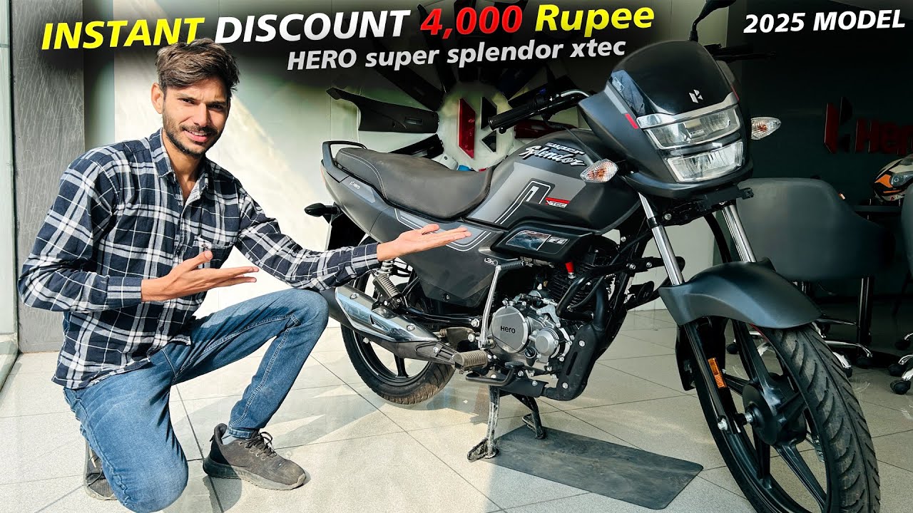 New 2025 Hero super splendor xtec | 4,000 Rupee Special Instant ...