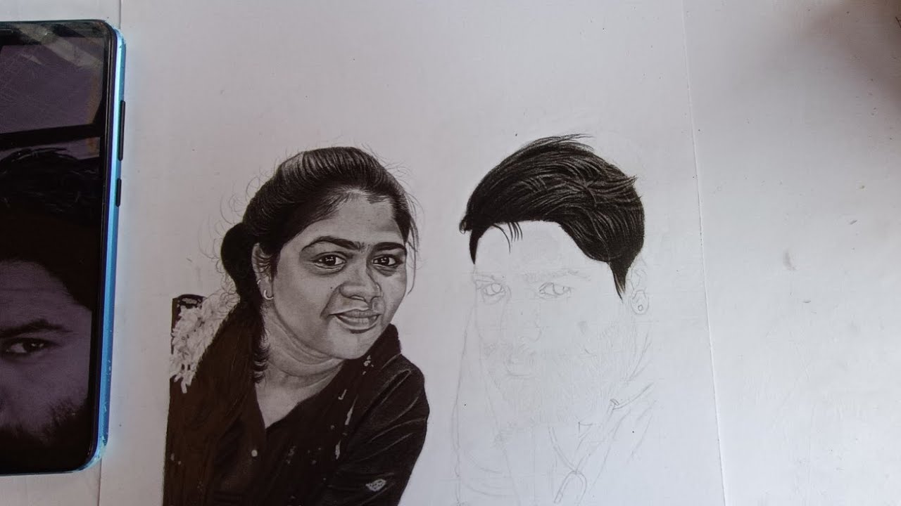 how to drawing hair simple steps... - YouTube