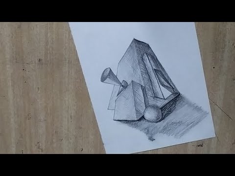 3D Composition Drawing In Perspective With Basics For Beginners || NATA ...