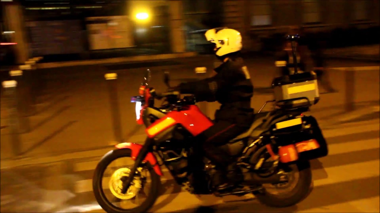 [Very Rare] 4x Paris Fire Brigade Motorcycles // 4x Sapeurs-Pompiers de ...