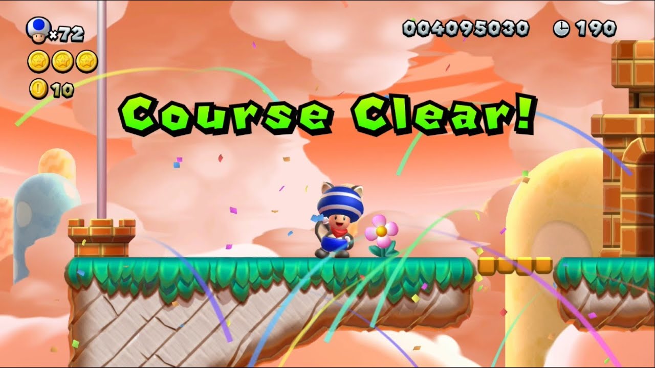 New Super Mario Bros. U Deluxe Playthrough Part 7 (Meringue Clouds ...