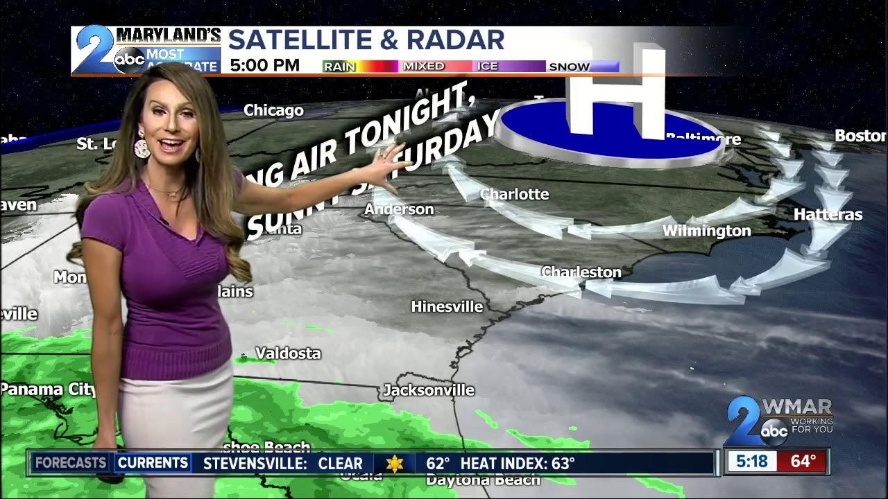 Sabrina Fein Weather Forecast October 19 - YouTube
