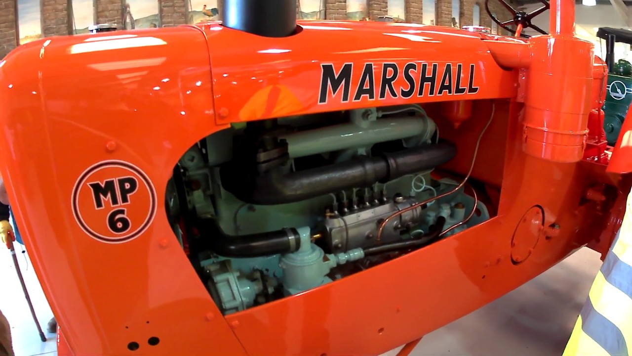 1956 Marshall MP6 5.8 Litre 6-Cyl Diesel Tractor (70HP) - YouTube