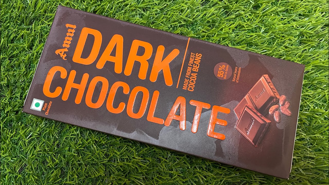 Amul Dark Chocolate | Made From Finest Cocoa Beans | Big Size Chocolate ...