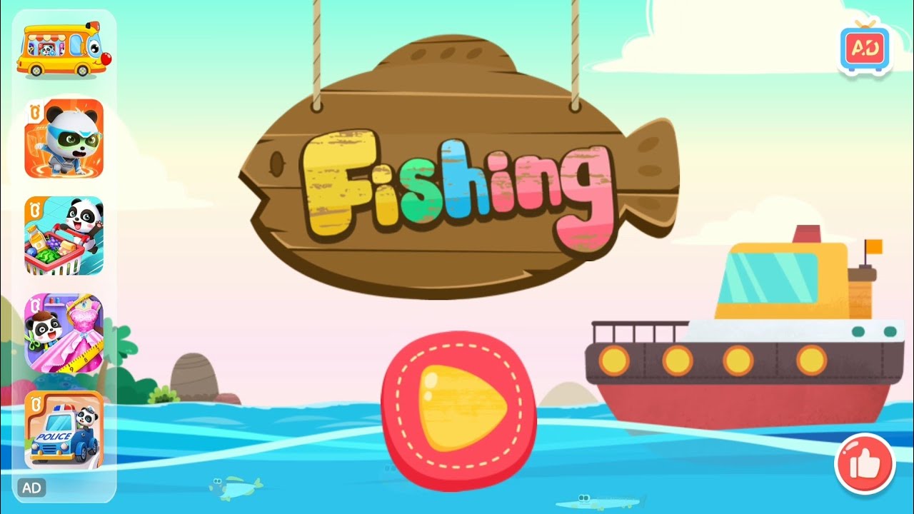 Baby Panda: Fishing | BabyBus Kids Games #155 - YouTube
