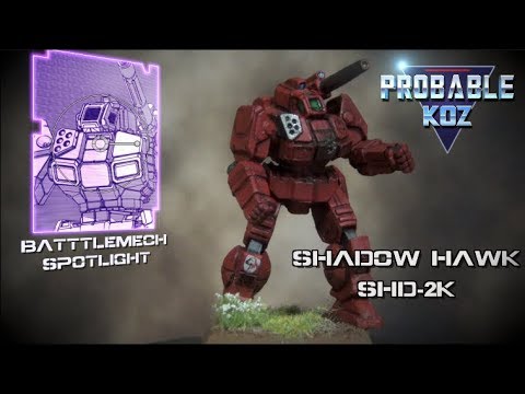 BattleTech BattleMech Spotlight - Shadow Hawk SHD-2K - YouTube