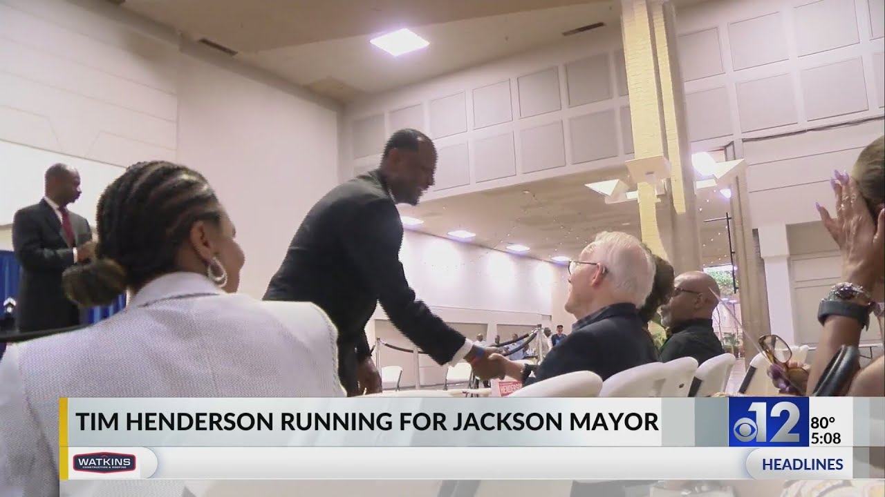Tim Henderson running for Jackson mayor - YouTube
