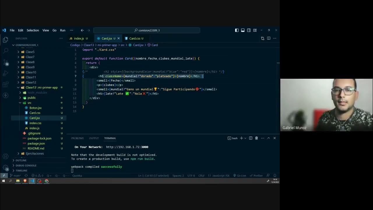 Clase 13 Codo a Codo React Comision 23309 - YouTube