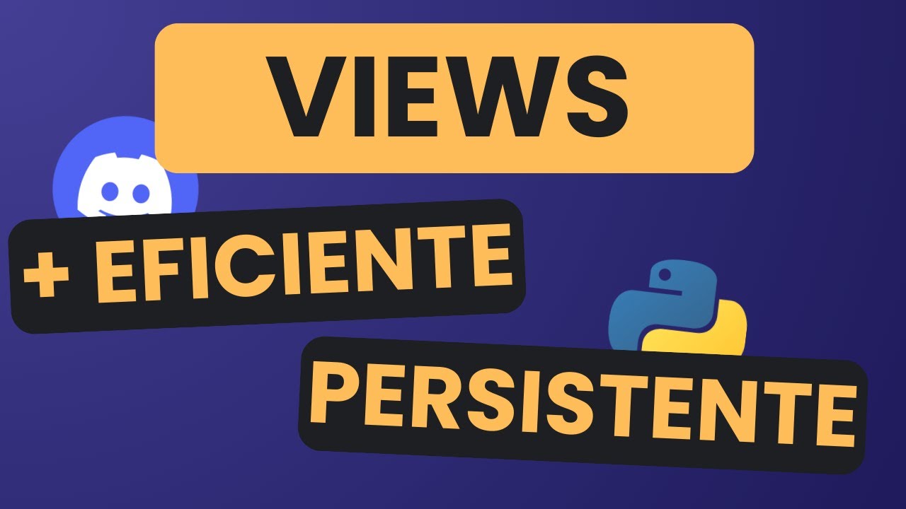 VIEWS! - Criando Views de forma eficiente e persistente - Discord.py ...