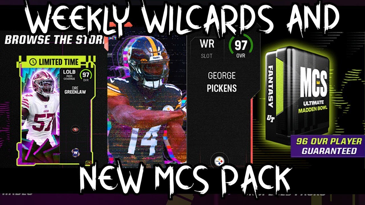 Weekly Wildcards and A New MCS Pack / Madden 23 Ultimate Team - YouTube