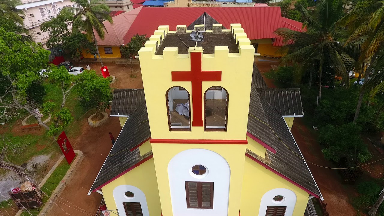 calvary Lutheran church Peroorkada drone view 2 - YouTube