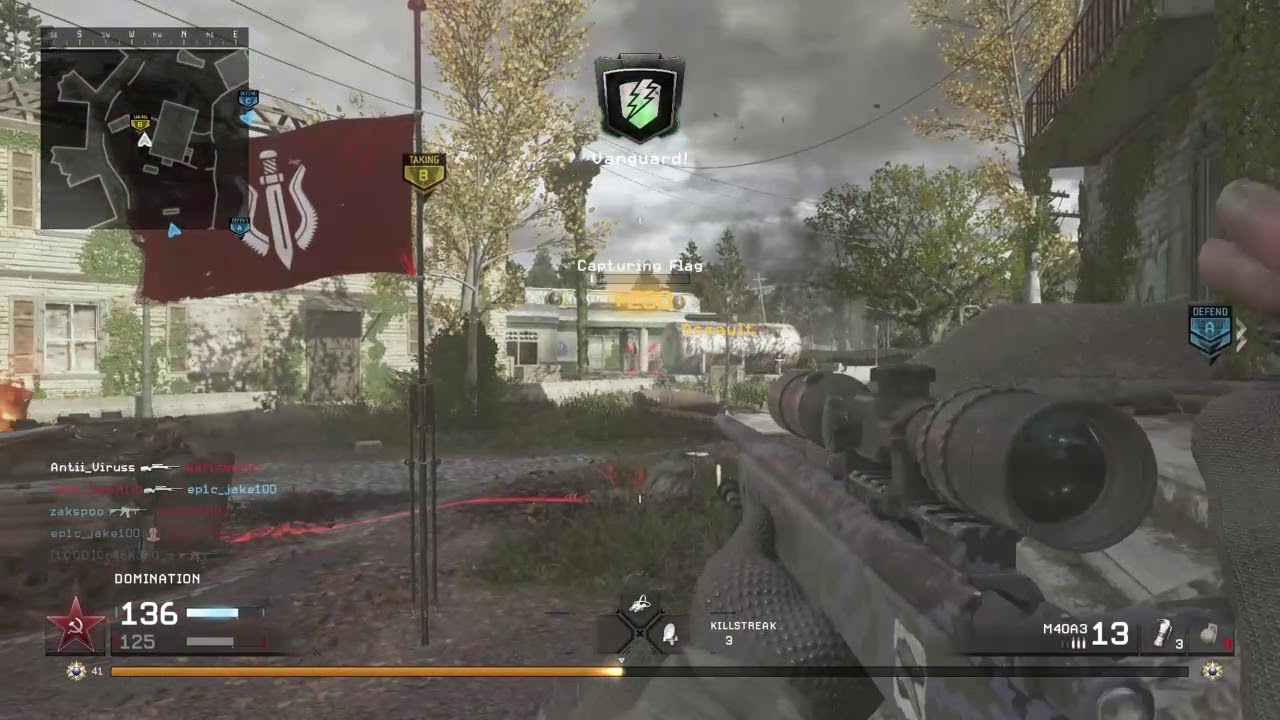 COD MW Remastered Sniper - YouTube