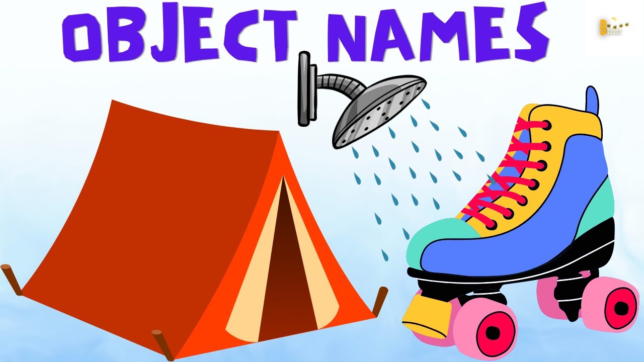 Name Of Object | Things around us | Quiz Time Name the object |Kids ...