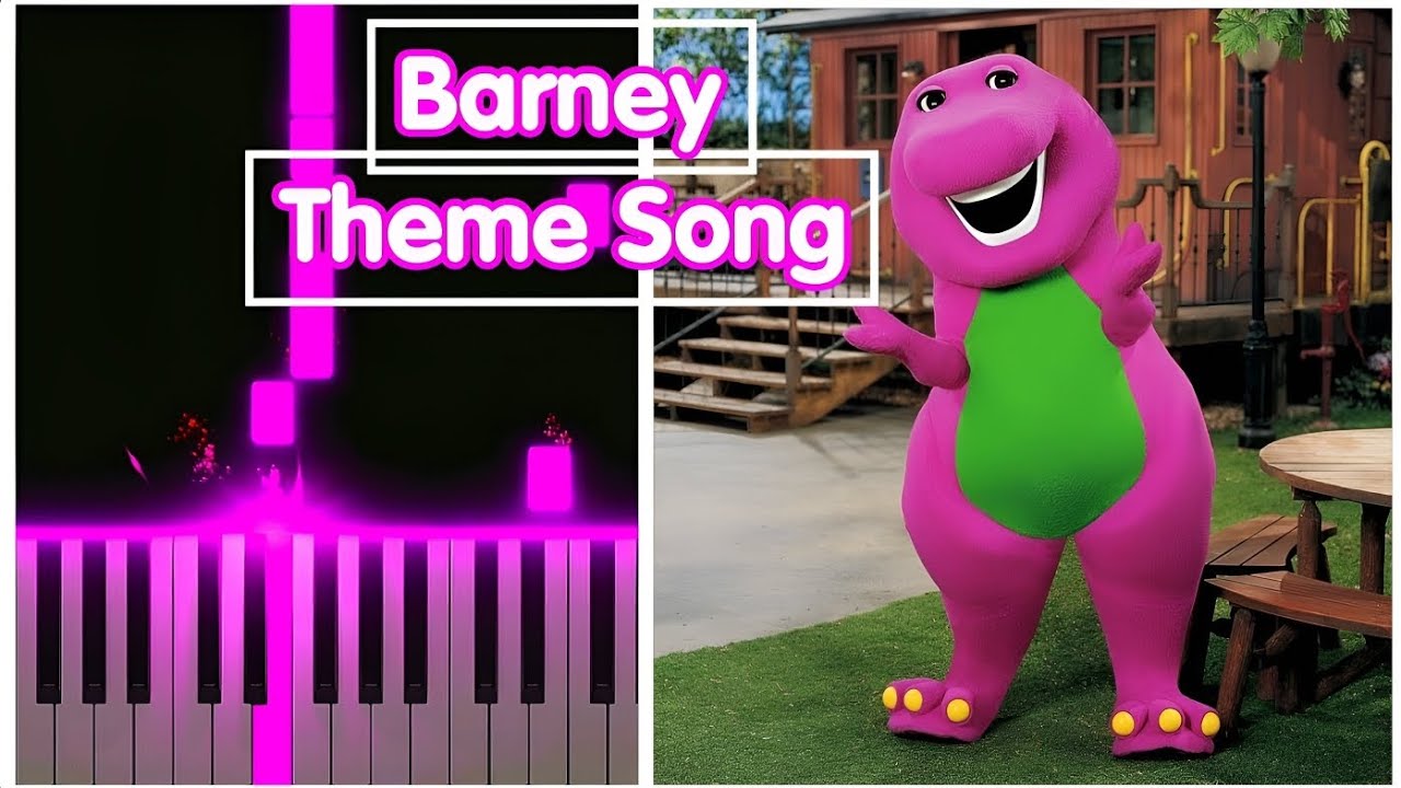 Barney Piano Tutorial | Easy Piano Tutorial - YouTube