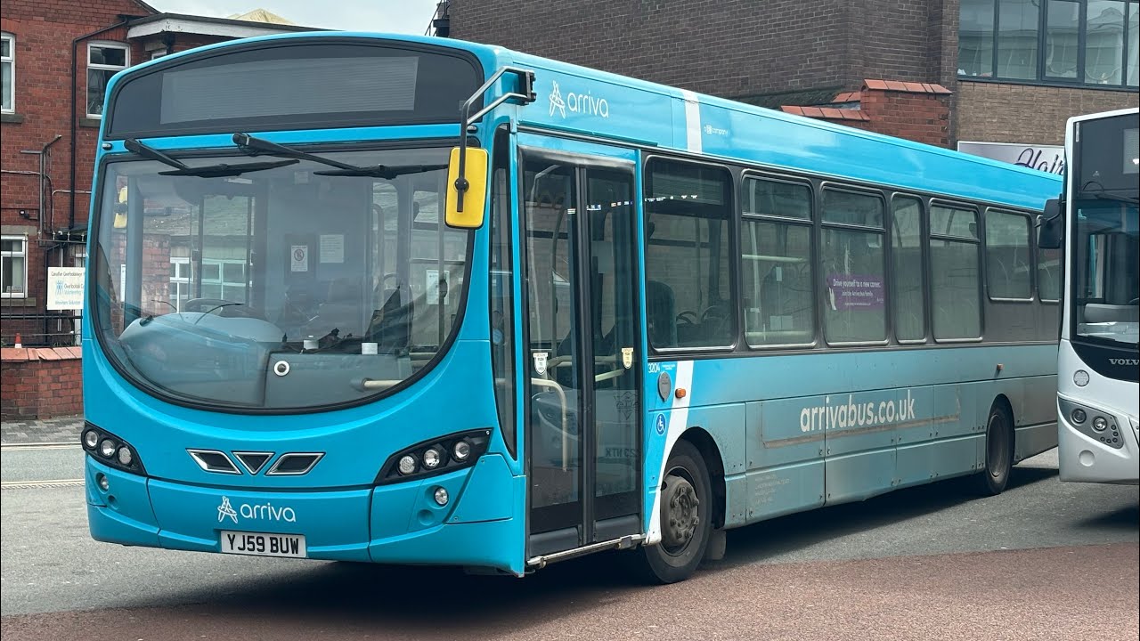Arriva Wales (Wrexham) - 3204 YJ59 BUW - Route 2C - YouTube