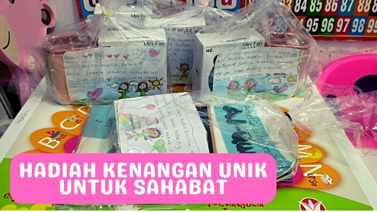 Membuat Hadiah Unik Kenangan Untuk Sahabat|Hadiah Perpisahan Kelulusan ...