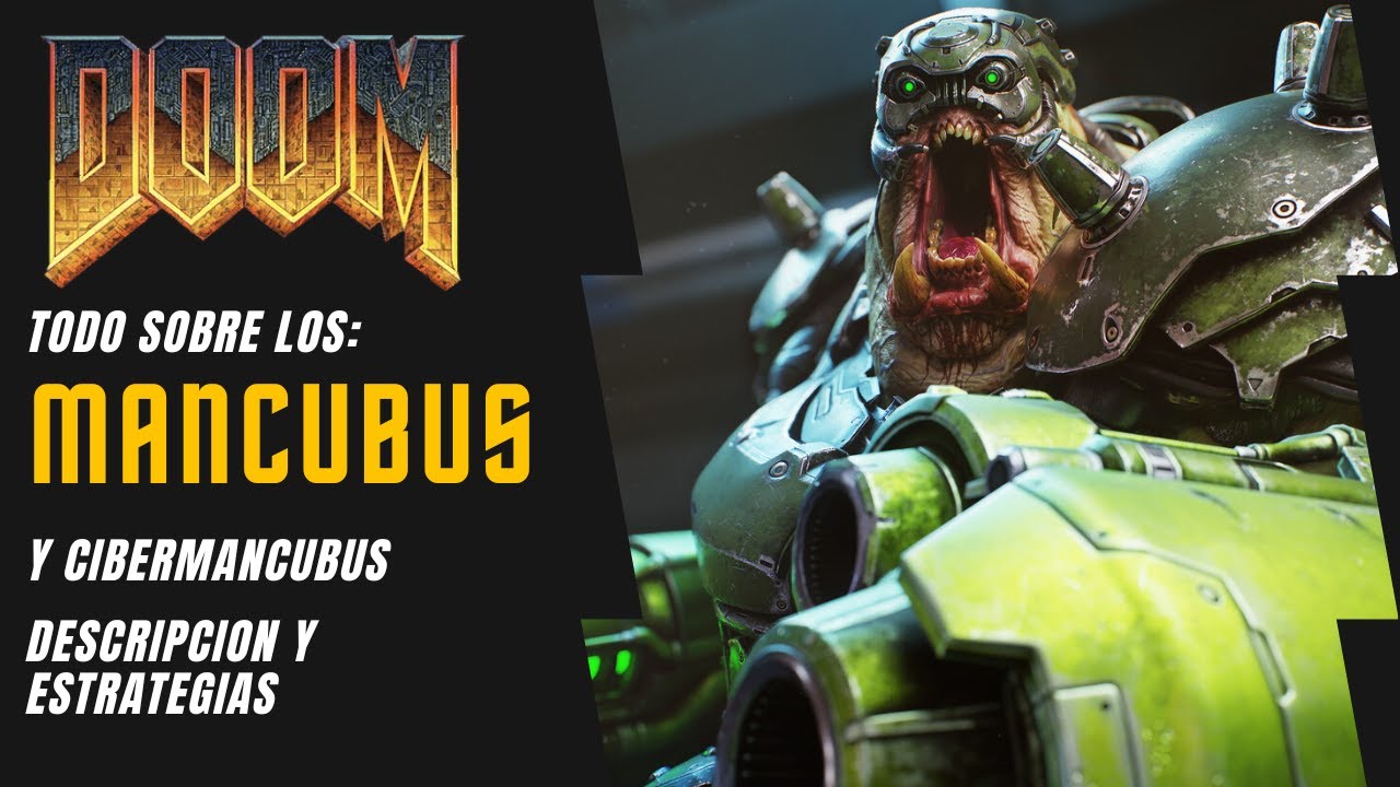 DOOM. Todo sobre el "Mancubus"//Descripcion y estrategias - YouTube