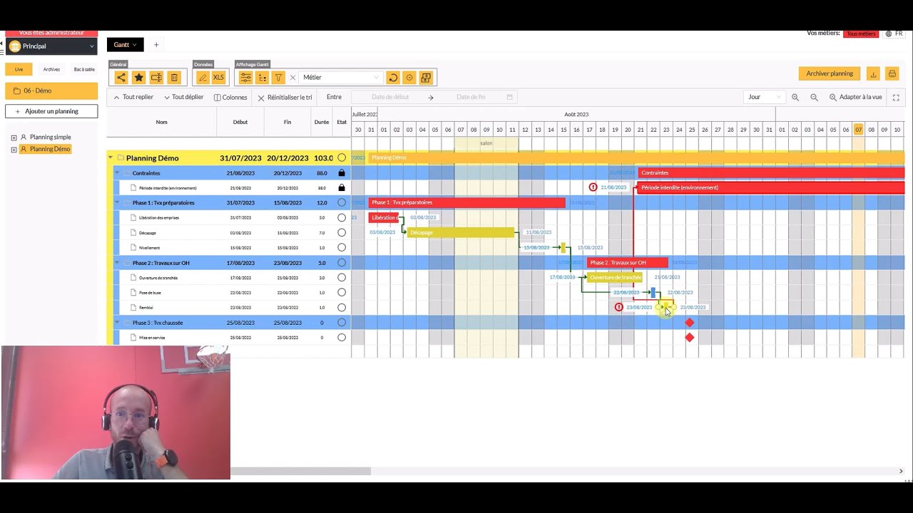 Tutoriel Gantt Manager : Comment intégrer des contraintes à son ...