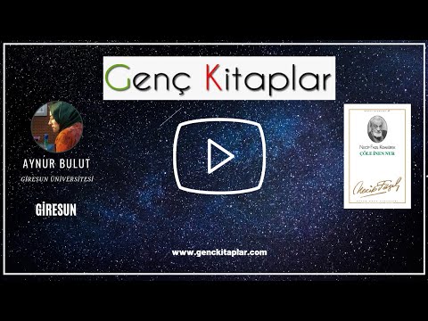KİTAP TANITIMLARI #20: ÇÖLE İNEN NUR- NECİP FAZIL KISAKÜREK