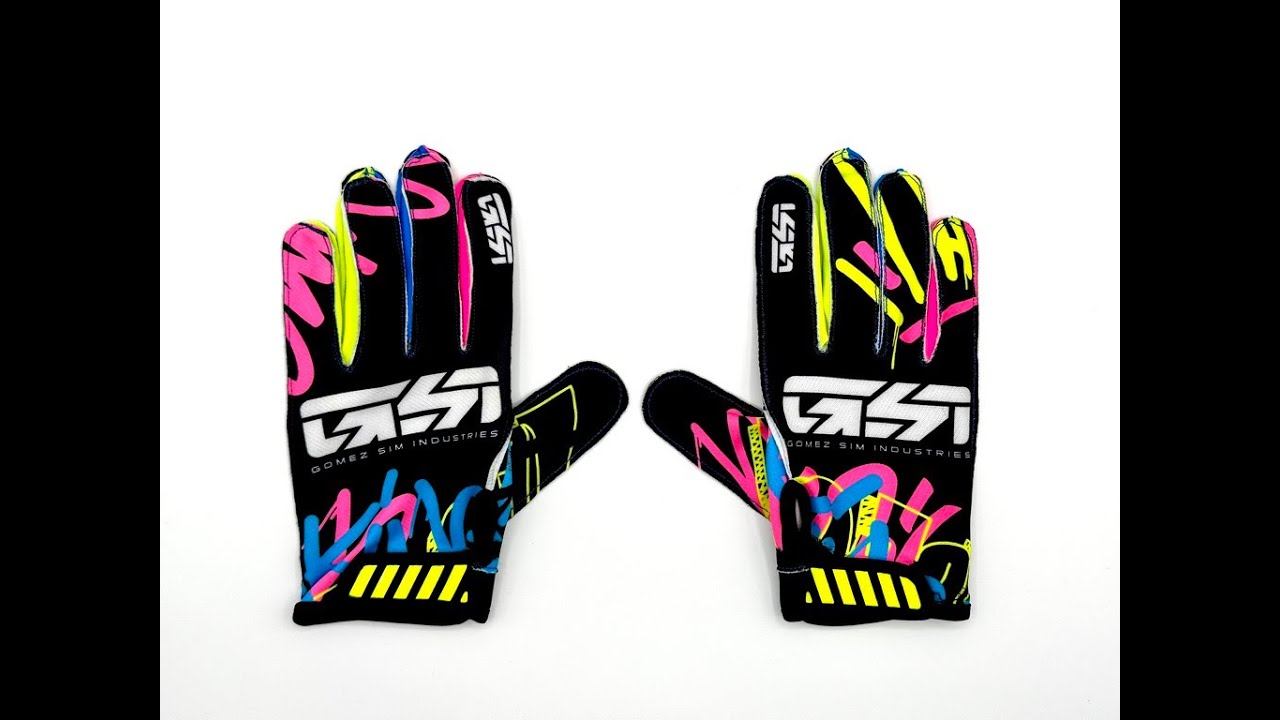 GSI AeroFlex Shorty Sim Racing Gloves - YouTube