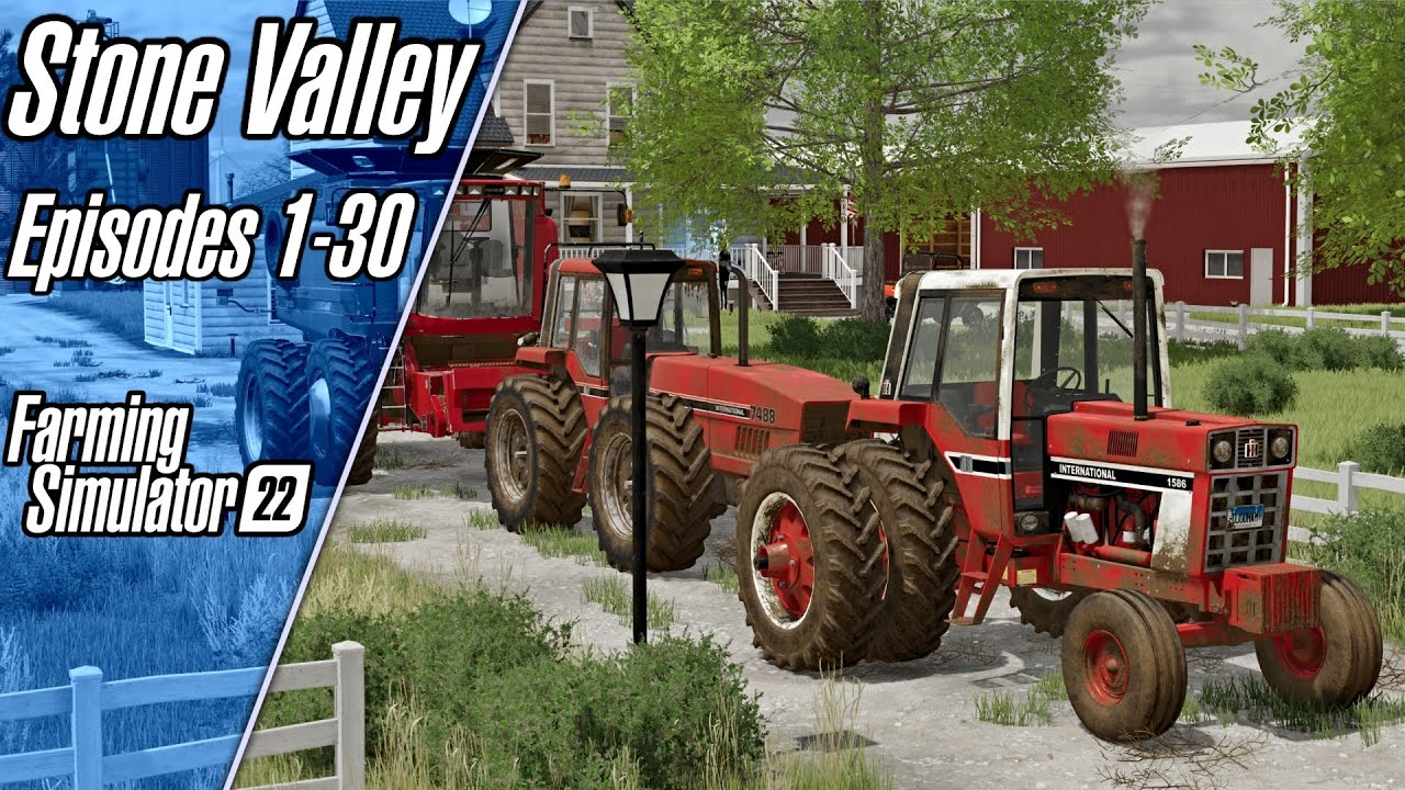 Stone Valley Lets Play Supercut (Every Episode) | Farming Simulator 22 ...