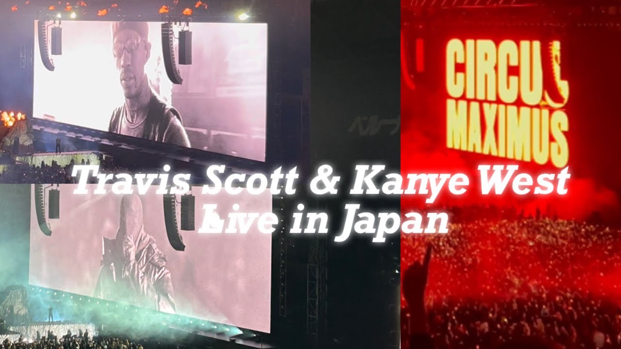 Travis Scott Live in Japan Special Guest【Kanye West】 - YouTube