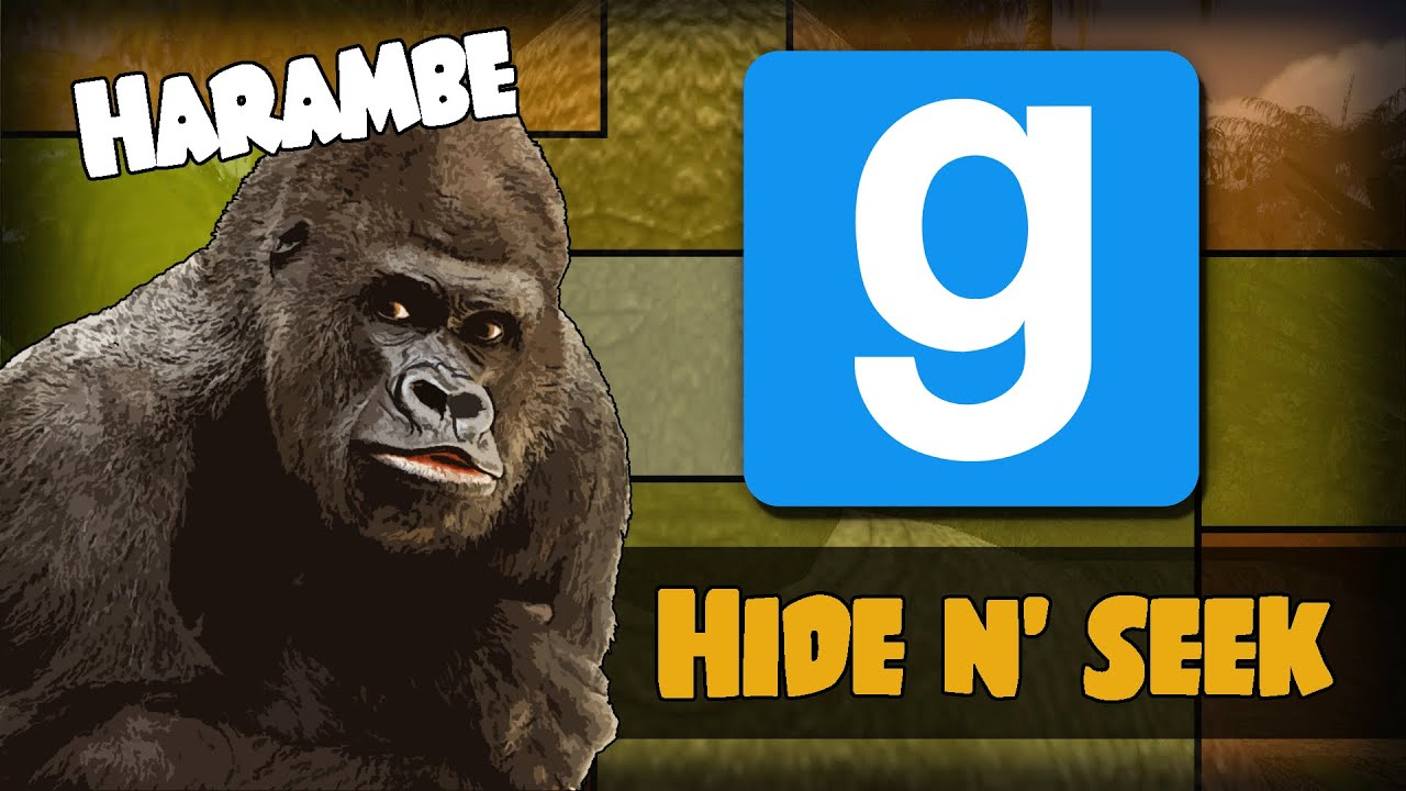 A TRIBUTE TO HARAMBE - GMOD Hide and Seek Monkey Edition - YouTube
