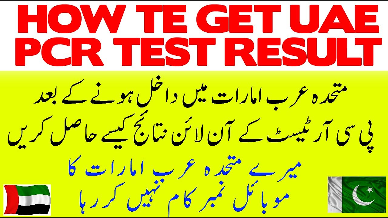 HOW TO GET PCR TEST RESULT ONLINE IN UAE | HOW TO TRACK PCR TEST ONLINE ...