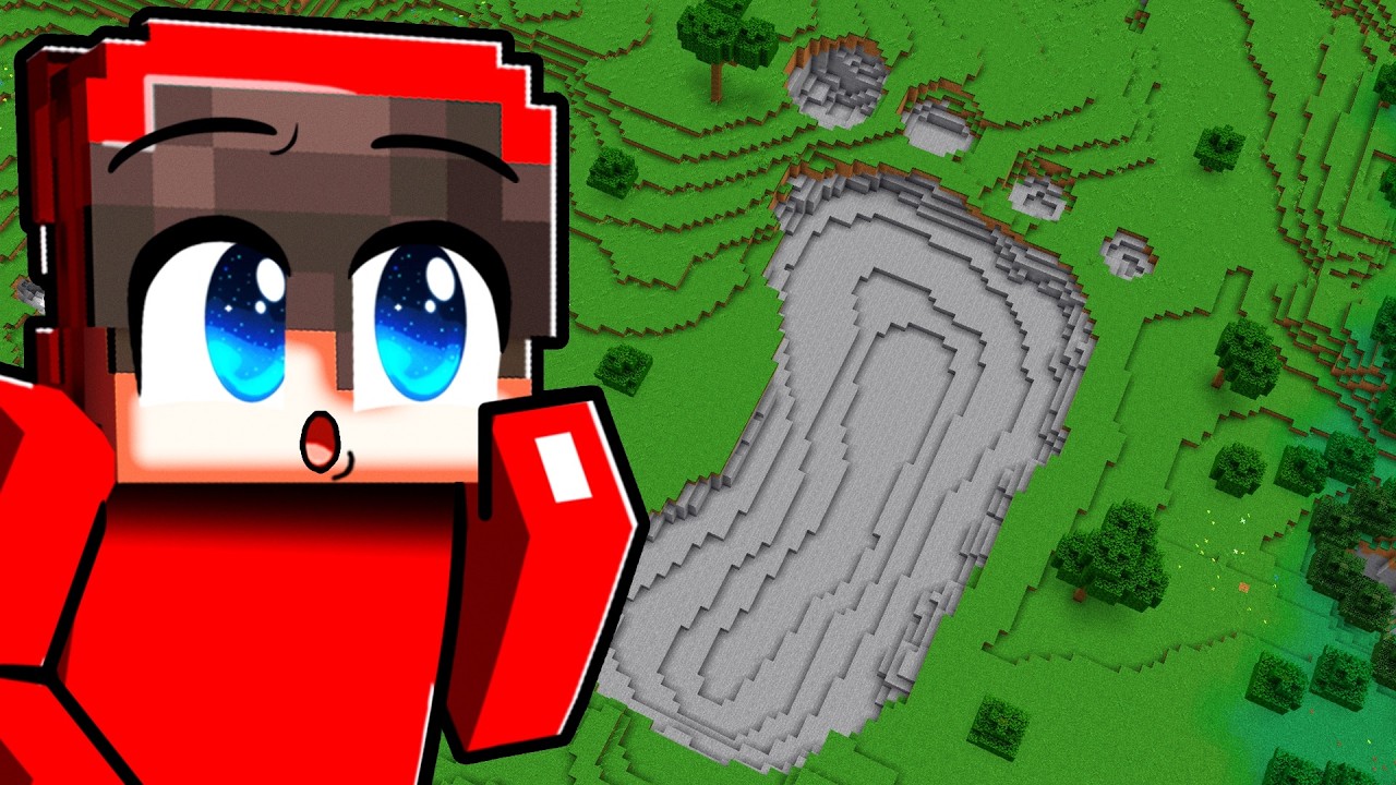 We Found GIANT SCARY FOOTPRINTS in Minecraft… - YouTube