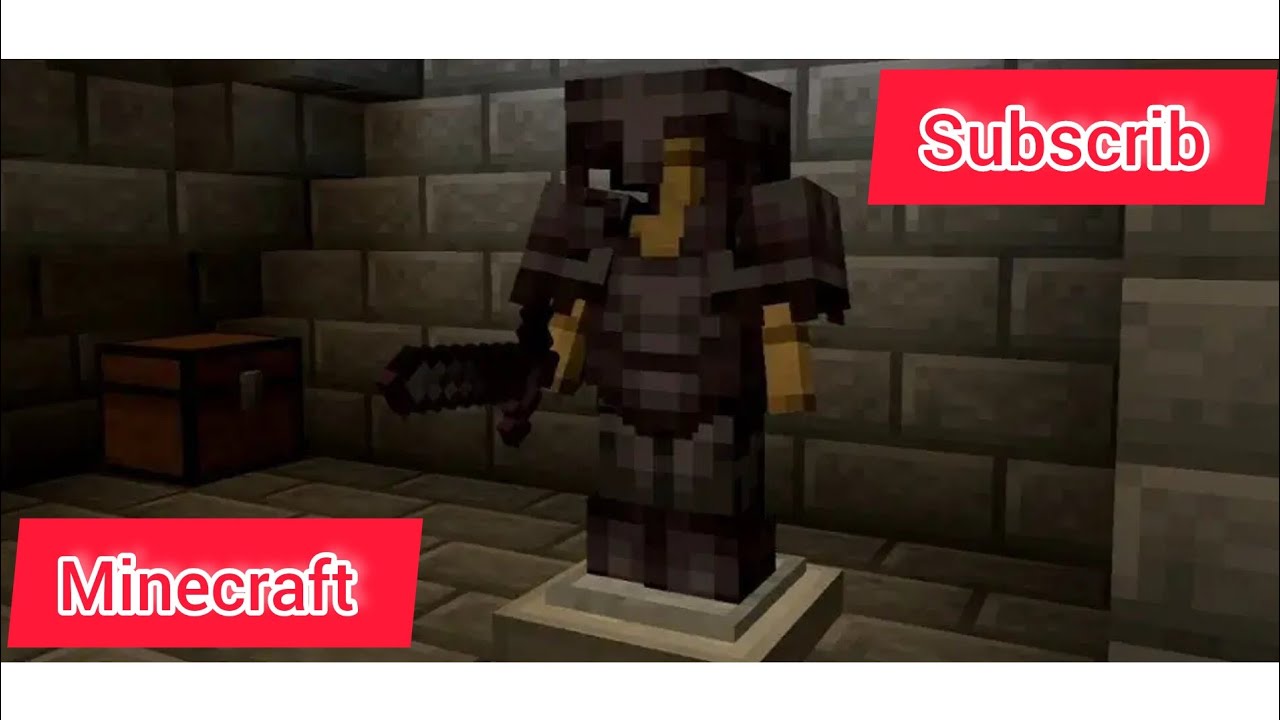 I gift Nether Rite armour to my sister in Minecraft/Gameplay # - YouTube