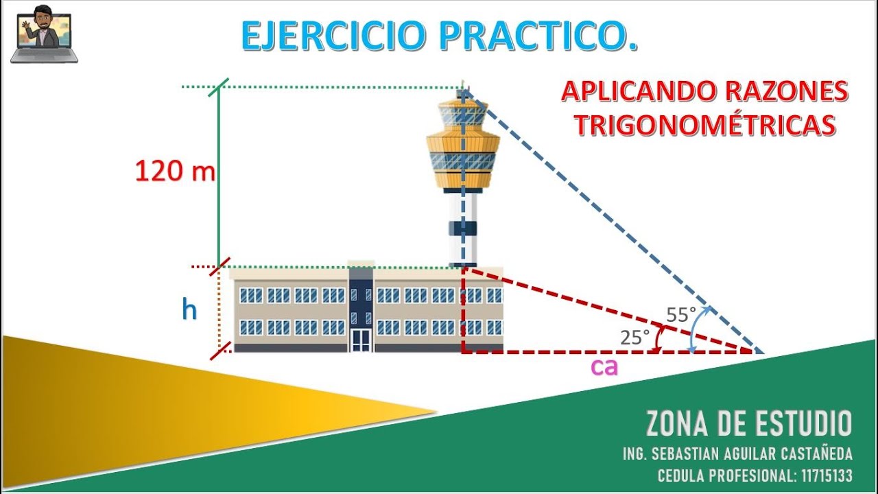 Ejercicio práctico Utilizando: RAZONES TRIGONOMÉTRICAS - YouTube