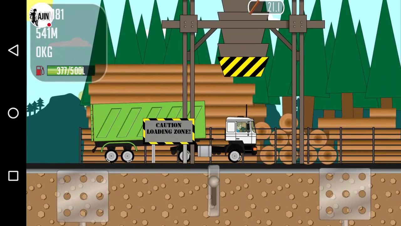 Trucker Joe Android Game Play HD - YouTube