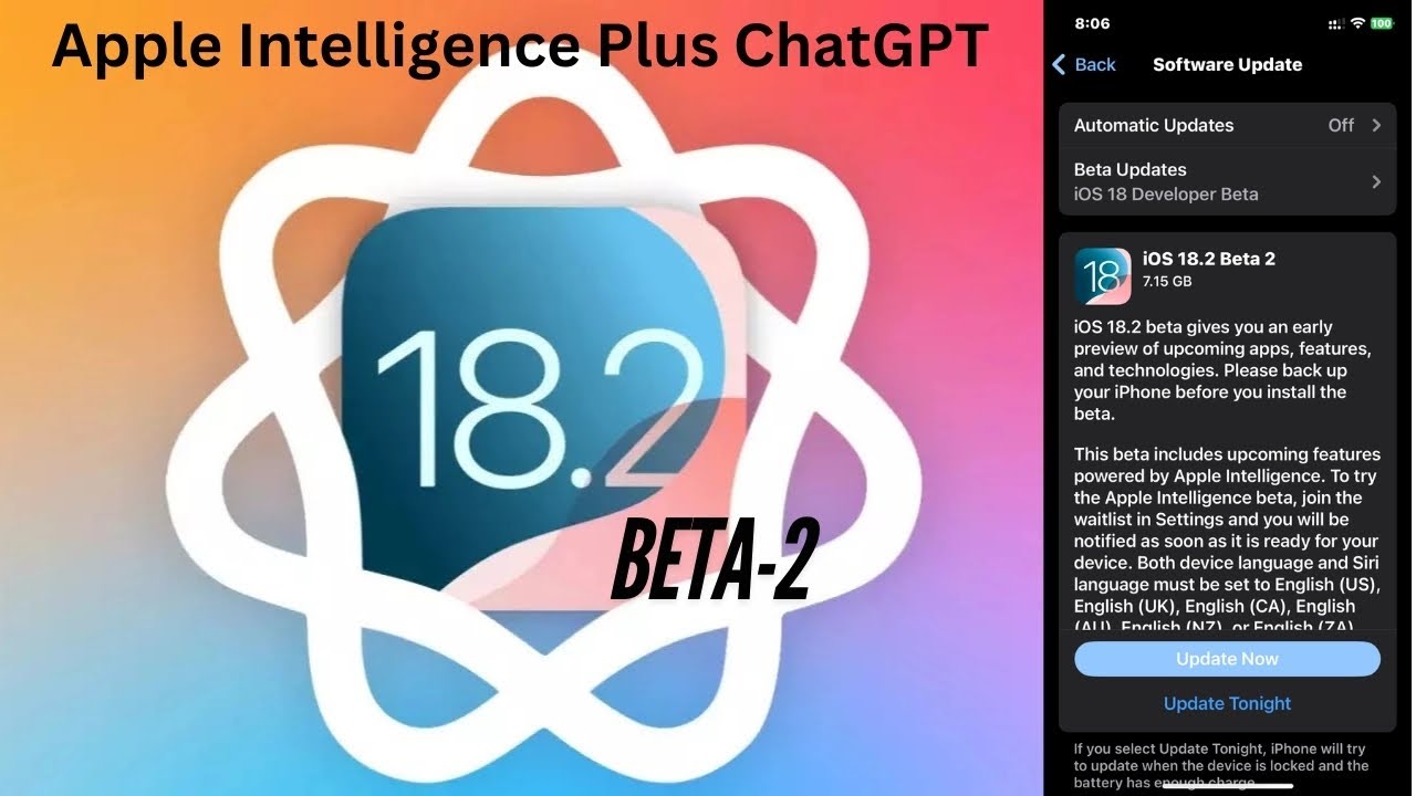 iOS 18.2 Beta-2 Apple int with chatGPT premium functions - YouTube