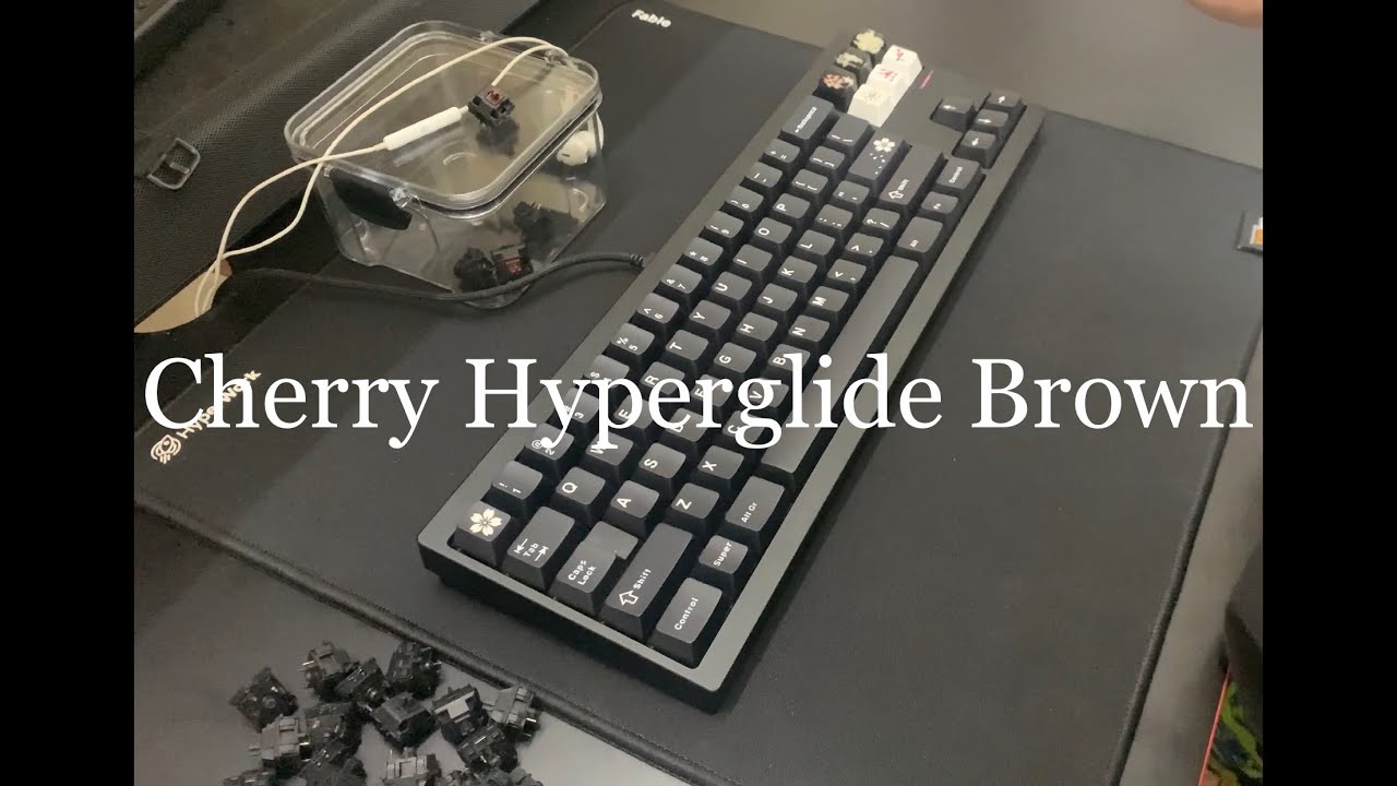 | TKD Cycle 7 Sound Test | Cherry Hyperglide Brown | No Foam | Alu ...