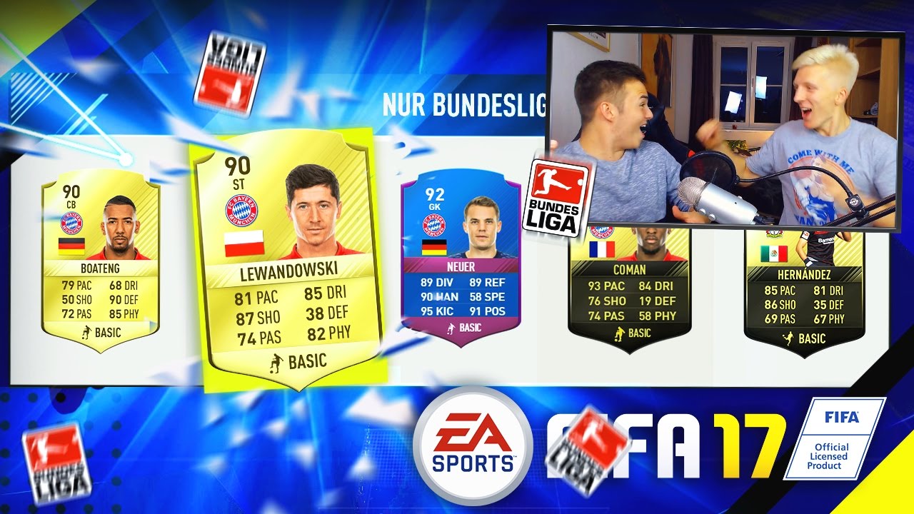 Fifa 17 Omfg Das Beste Bundesliga Fut Draft Deutsch Ultimate Team