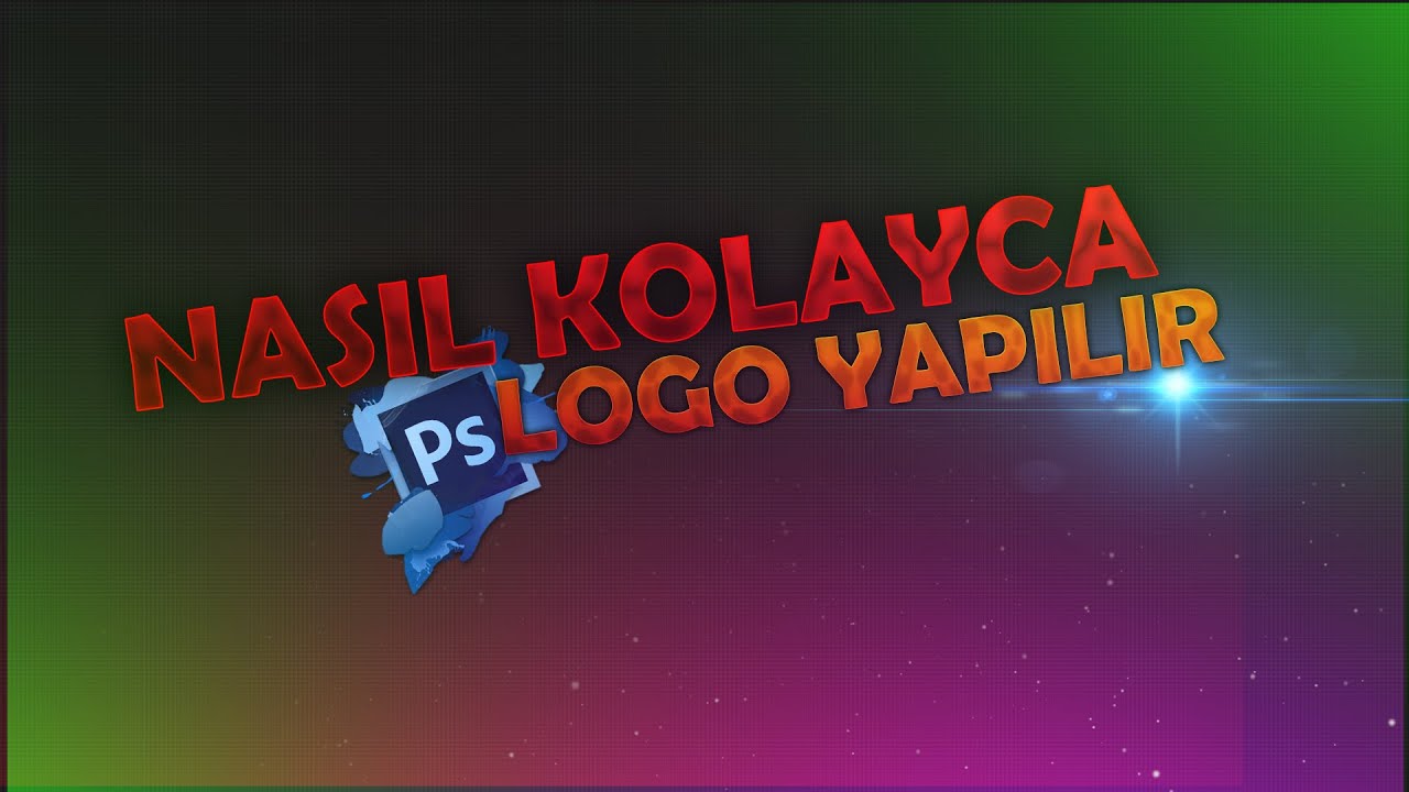 Basit Logo Nasıl Yapılır (Adobe Photoshop ile!?!) - YouTube
