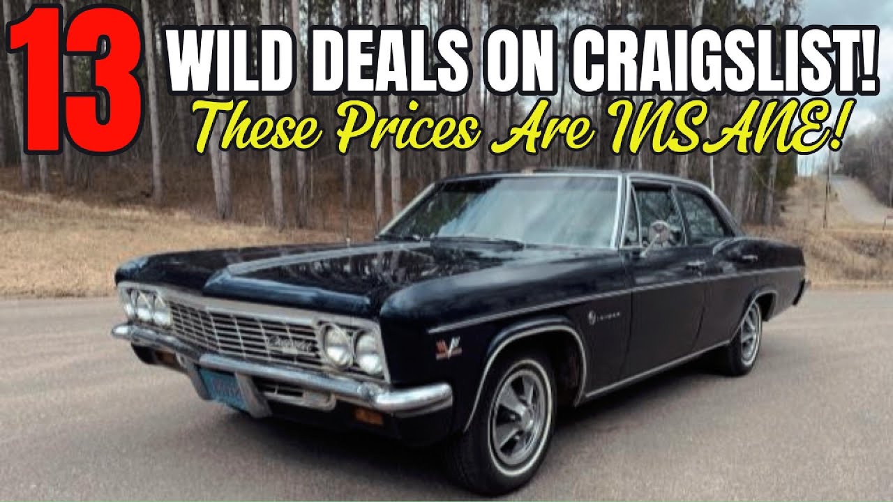 Craigslist Gold: 13 Wild Classic Car Deals from Real Owners! - YouTube