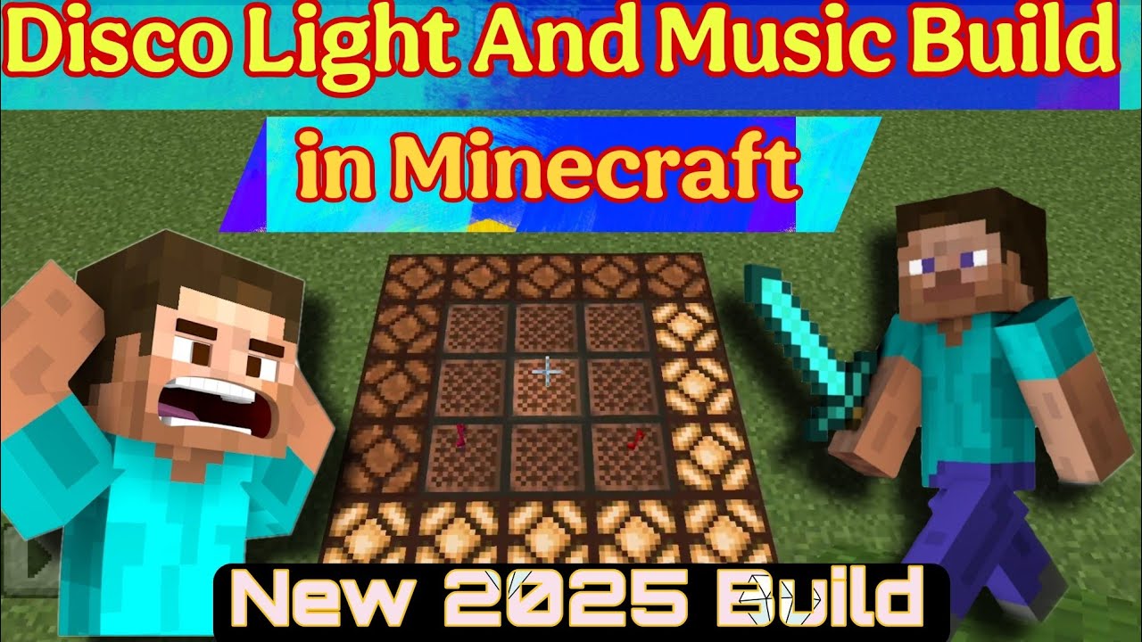 Minecraft Disco Build. Minecraft 2025 new Build. Minecraft Viral 2025 ...