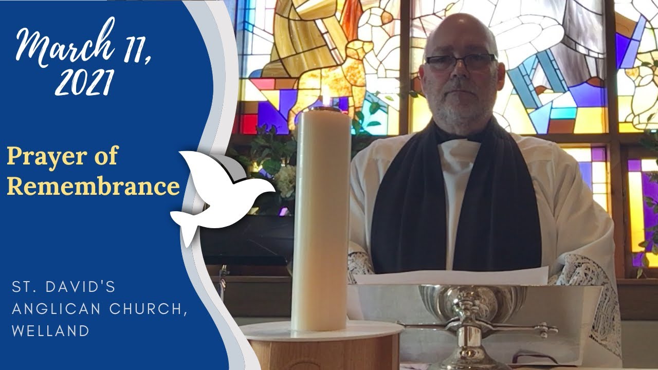 Prayer of Remembrance -- March 11, 2021 - YouTube