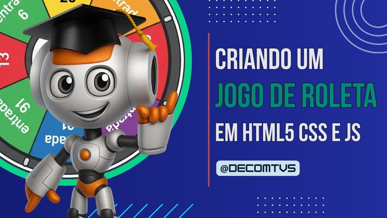 VEJA COMO CRIAR UM JOGO DE ROLETA EM HTML5 CSS E JS - YouTube