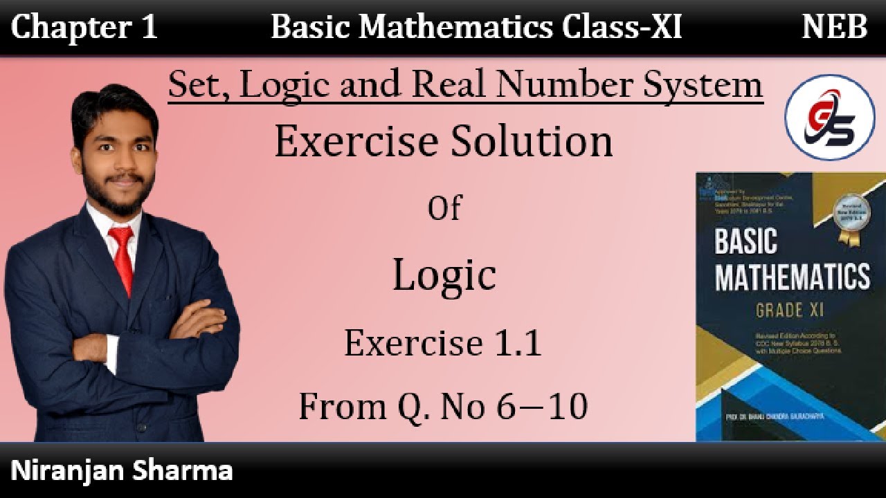 Exercise Solution of Logic, Set and Real Number System. | Class 11 ...