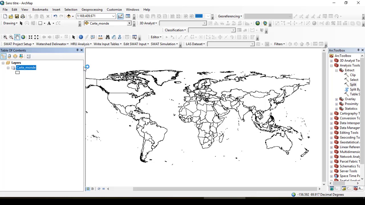 Tutorial N° 10 : Split / Diviser in Arcgis - YouTube