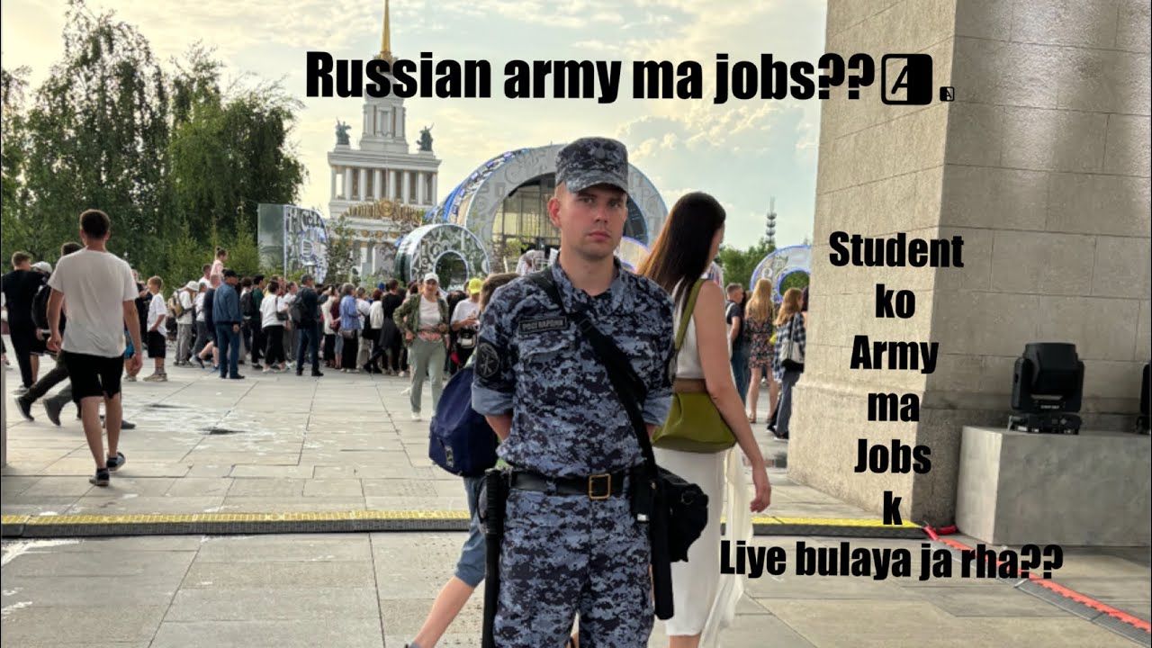 Kia Russia International Students ko Russian Army ma bajh rha hai ...