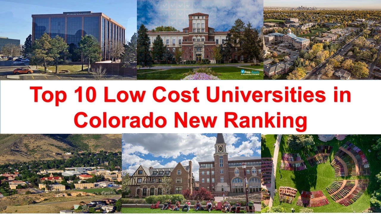 Top 10 LOW COST UNIVERSITIES IN COLORADO New Ranking - YouTube