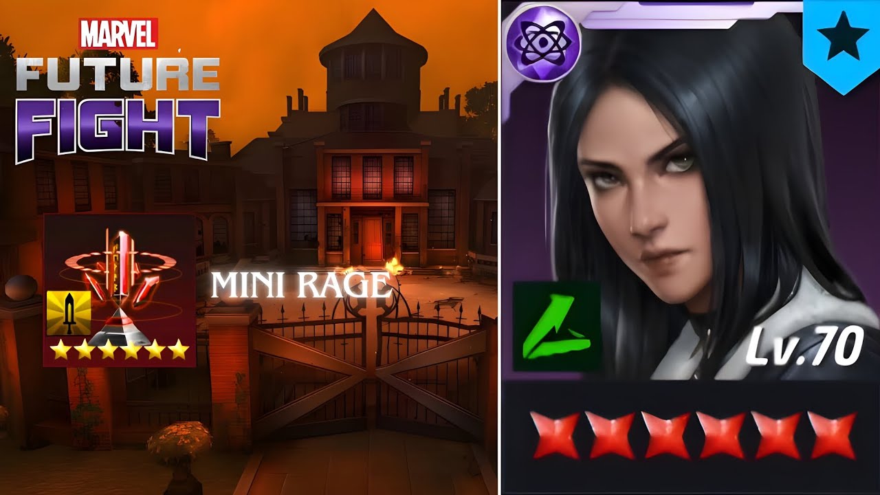 X-23 with a mini rage is more easy to play...🎮 ?! | Marvel future fight ...